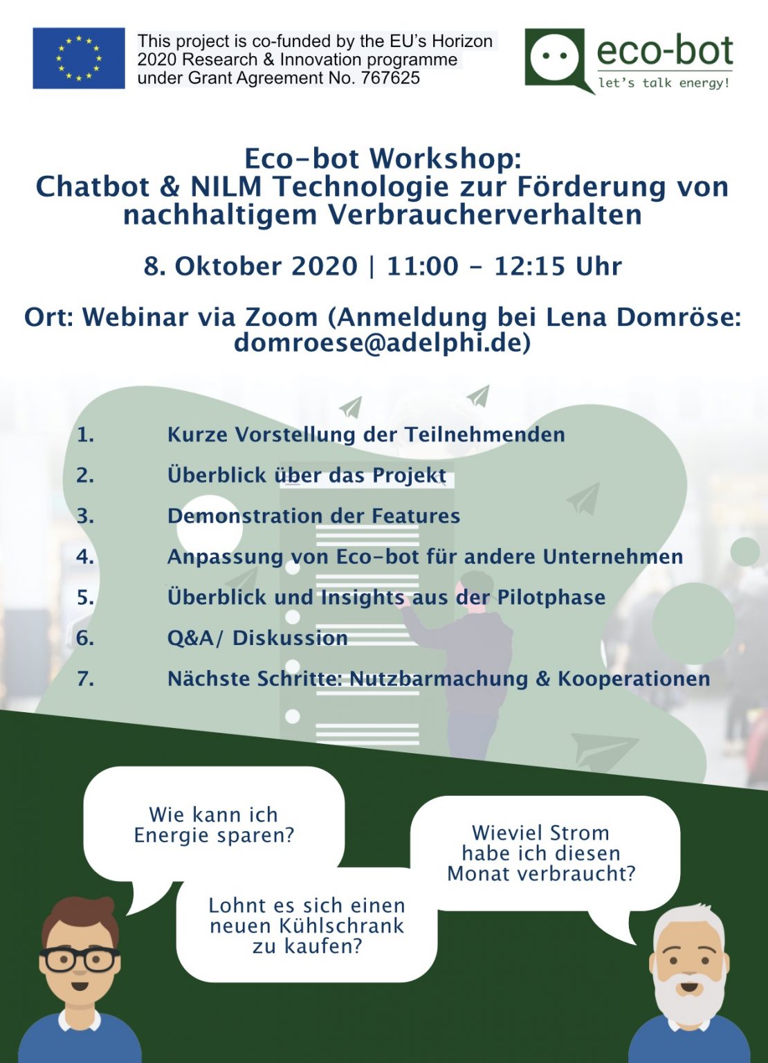 Eco-Bot project German Stakeholder Webinar – eco-bot